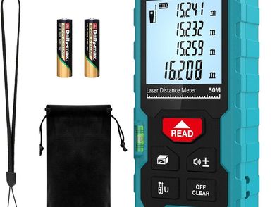 Laser Measure Device Laser Distance Meter Up To 60m 2mm Digital Measure ...