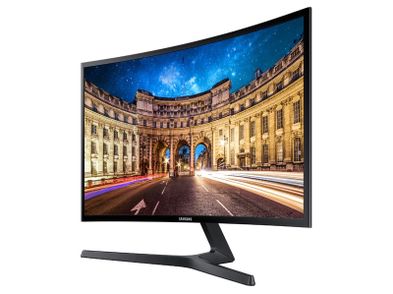 Samsung C27f398 27 Inch Curved Led Monitor Black Gloss Hdmi Displayport ...