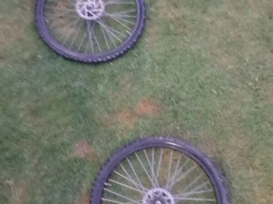 Bike Wheels 26 Inch With Disk Break Attached And Rail For Wheel For ...