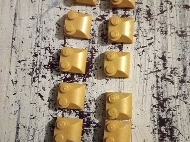 Lego Slope Modified 2x2 Pearl Gold 10 Pieces For Sale in Newbridge ...