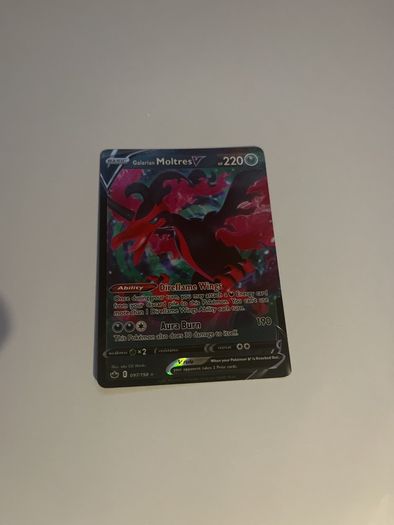 Galarian Moltres V 97 Pokemon Chilling Reign For Sale in Bettystown ...