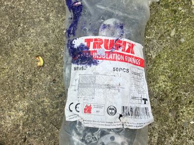 50 M8 X 60mm Mushroom Insulation Board Fixings For Sale in Kilbarrack ...