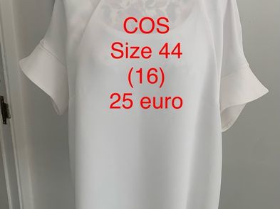 Top Cos Size 44 16 White Top For Sale in Dundrum, Dublin from Karen.940