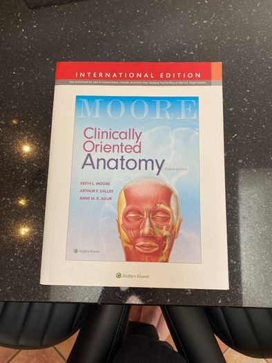 Moore Clinically Oriented Anatomy 8th Edition For Sale In Wicklow Town