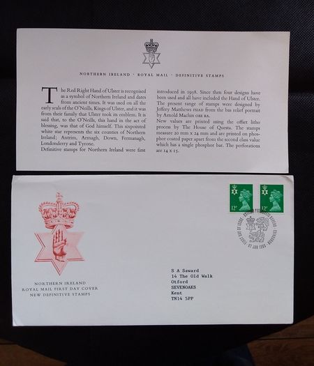 Northern Ireland Stamps 1986 First Day Cover New Definitive Series For ...