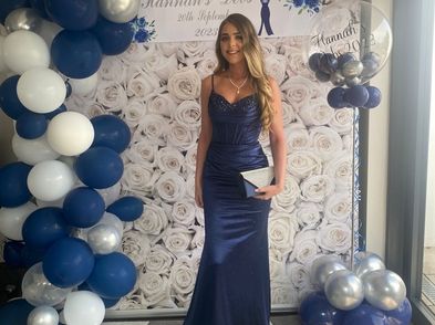 Debs Dress From Danis Closet Navy With Swarovski Diamonds For Sale in ...