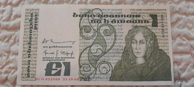 Uncirculated Irish Bank Note One Punt For Sale in Galway City Centre ...