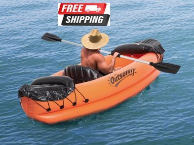 Inflatable Kayak 1 Person Inflatable Boat Inflatable Canoe Set With Air ...