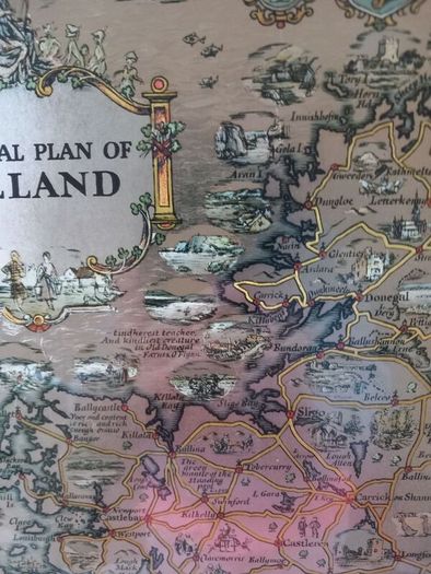 Picture Map Of Ireland For Sale in Bagenalstown, Carlow from TrishFisher