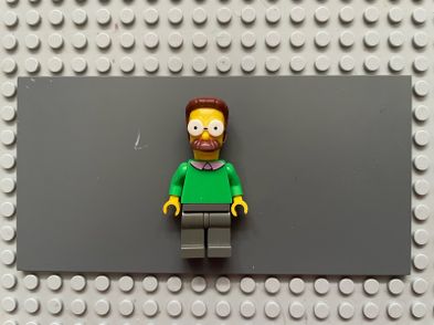 Lego Simpsons Sim013 Ned Flanders Minifigure The Simpsons Series 1 For ...