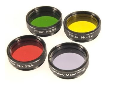 Skywatcher 125 Inch Lunar And Planetary Colour Filters Kit X4 20202 For ...