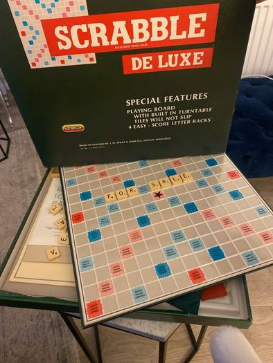 Scrabble Deluxe Vintage Set For Sale in Swords, Dublin from anonymoose21