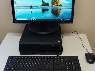 Lenovo Nice Pc Bundle Win10 8gb 240ssd Quite And Fast For Sale in ...