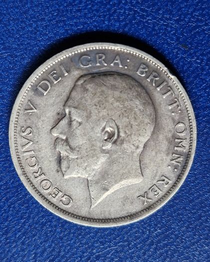 1918 United Kingdom Half Crown George V 1st Type Silver Coin For Sale ...