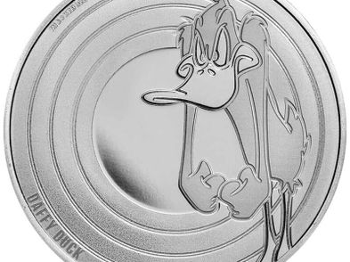 2022 Samoa 1 Oz Silver Coin Looney Tunes Daffy Duck Bu In Capsule For ...