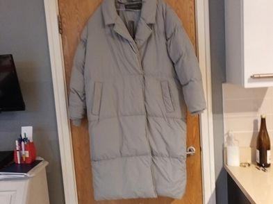 French Connection Long Puffer Coat S M Oversized 14 16 Bnwt For Sale in ...
