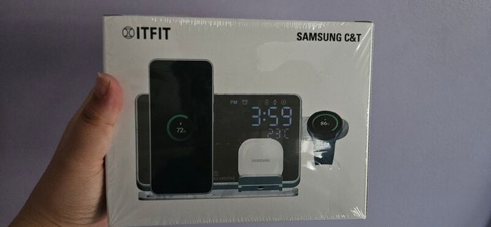 Itfit Samsung Ct 3 In 1 Multifunctional Wireless Charger With 30e ...