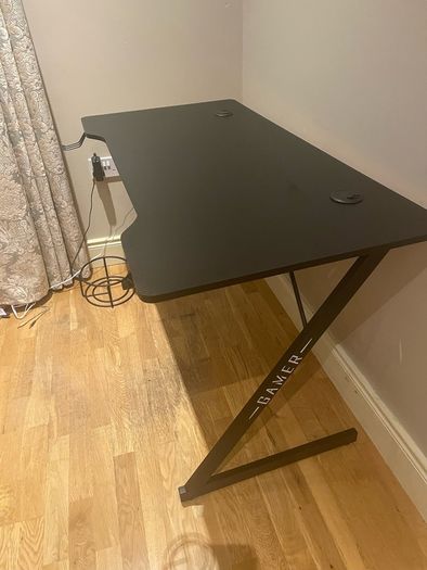 Jysk Gamer Desk Black Carbon For Sale in Rathangan, Kildare from Rath2