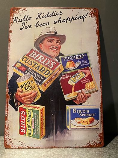 Birds Custard Tin Metal Sign For Sale in Blanchardstown, Dublin from ...