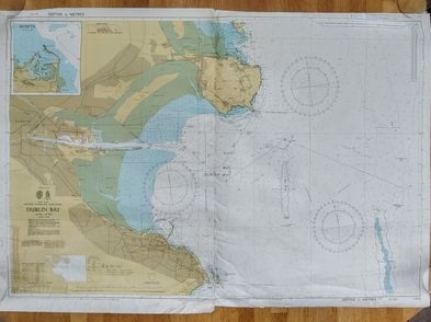 Dublin Bay Chart For Sale in Clontarf, Dublin from Beerbluemoon