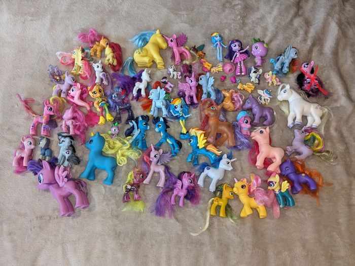 New 53 Pieces Lot Bundle My Little Pony Collection Rare G1 G3 G4 G5 ...