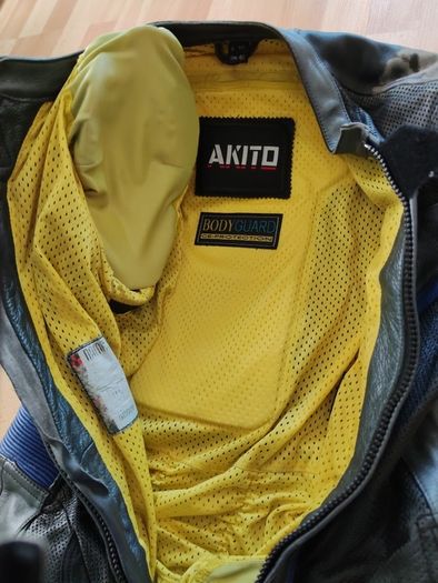 Akito Motorcycle Black Biker One Piece Leather Suit D50 Uk40 Race For ...