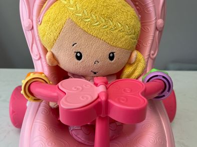 Fisher Price Princess Stroll Along Baby Walker And Doll Gift Set For ...