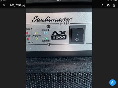 Studiomaster Ax1500 Amplifier For Sale in Blanchardstown, Dublin from ...
