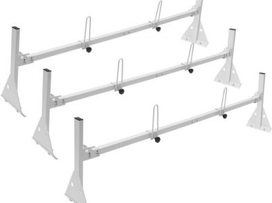 Van Roof Ladder Rack 3 Bar Alloy Steel Ladder Racks With Ladder ...