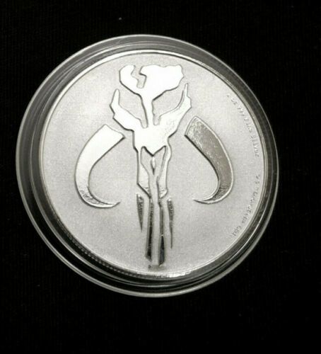 Niue 1 Oz Silver Coin Star Wars Mandalorian Mythosaur 2020 Bu In ...