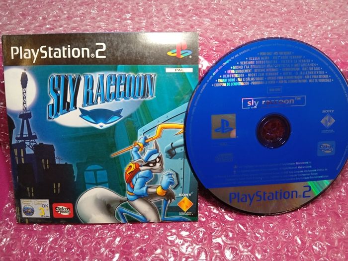 Sly Raccoon Sony Playstation 2 Demo Disc With Original Case Rare Superb ...