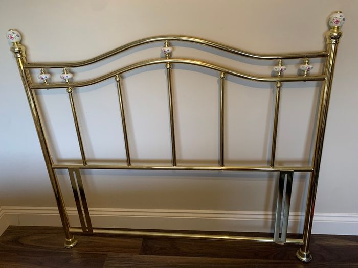 Metal Bed Head Frame For Sale in Garristown, Dublin from Priscilla Murphy