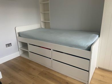 Ikea Sklat Bed With Four Drawers For Sale in Baldoyle, Dublin from SFB