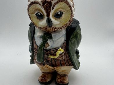 Cinque Ports Pottery Rye Country Gentleman Figure Oliver Owl Rare Early ...