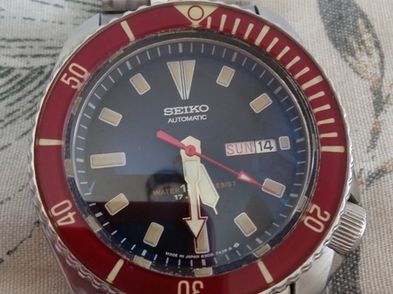 Vintage Seiko 6039 747j Automatic 17 Jewels Diversday Date For Sale in ...