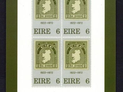 2012 Ireland Stampa Exhibition Card Showing Irelands First Stamp ...