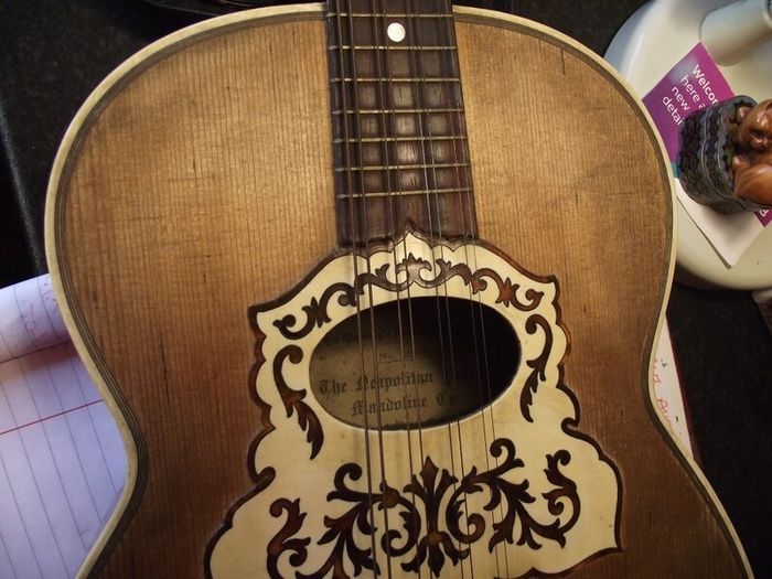Antique Mandolin Guitar Shaped Patent No 2272 By His Majestys Royal ...