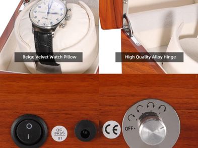 Automatic Watch Winder Box Luxury Automatic Watch Turner With Quiet ...