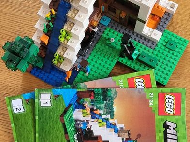 Lego Minecraft The Waterfall Base For Sale in Shankill, Dublin from cianok