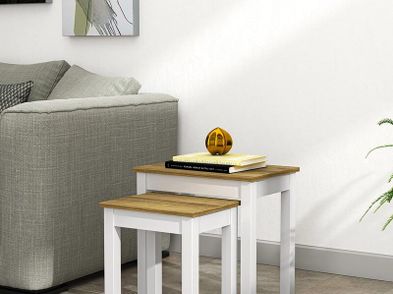 Sufy Nest Of 2 Tables Unit Modern Sofa Side Tableor Living Room Small ...