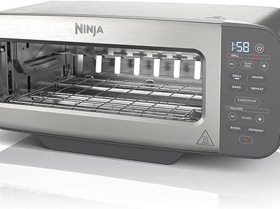 Foodi 3 In 1 Toaster Grill And Panini Press With Flip Design 7 Cooking ...