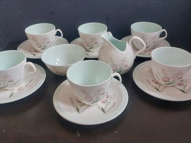 Stunning Vintage Mcm Rare 1950s Demi Tasse Coffee Set For Six By Eb ...