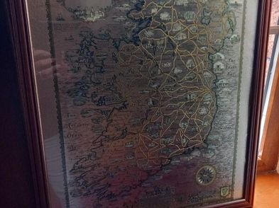 Picture Map Of Ireland For Sale in Bagenalstown, Carlow from TrishFisher