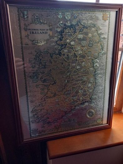Picture Map Of Ireland For Sale in Bagenalstown, Carlow from TrishFisher