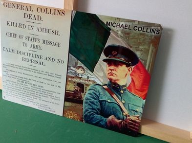 Free Post General Michael Collins 1922 Ambush Tin Metal Sign For Sale ...