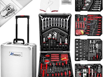 859 Pieces Tool Box Tool Bag Tool Set Tool Trolley Chrome Vanadium ...