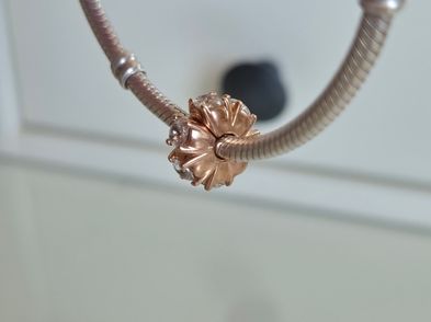 Pandora Blocker Charm Rose Gold Perfect Condition Fully Hallmarked For ...