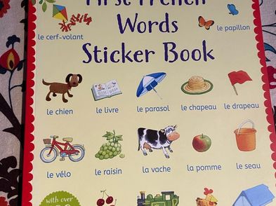 Usborne First French Words Sticker Book Brand New For Sale in ...