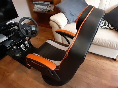 Logitech G920 Driving Force Plus Stand And Gaming Chair For Sale in ...
