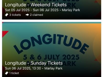 Longitude Tickets For Sale in Firhouse, Dublin from jackdublinkid